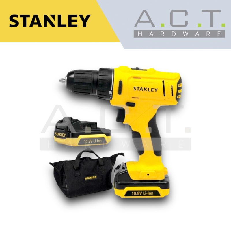 STANLEY SCH121S2-B1, 12Vmax 1.5AH CORDLESS HAMMER DRILL DRIVER | A.C.T ...