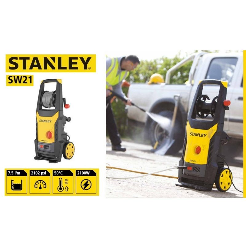 STANLEY SW21-B1, 145 BAR HIGH PRESSURE WASHER 2100W | A.C.T. Hardware