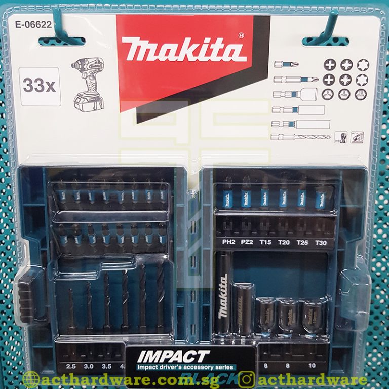Makita E-06622, Impact Black Metal Drill & Screw Bit 33pcs | A.C.T ...